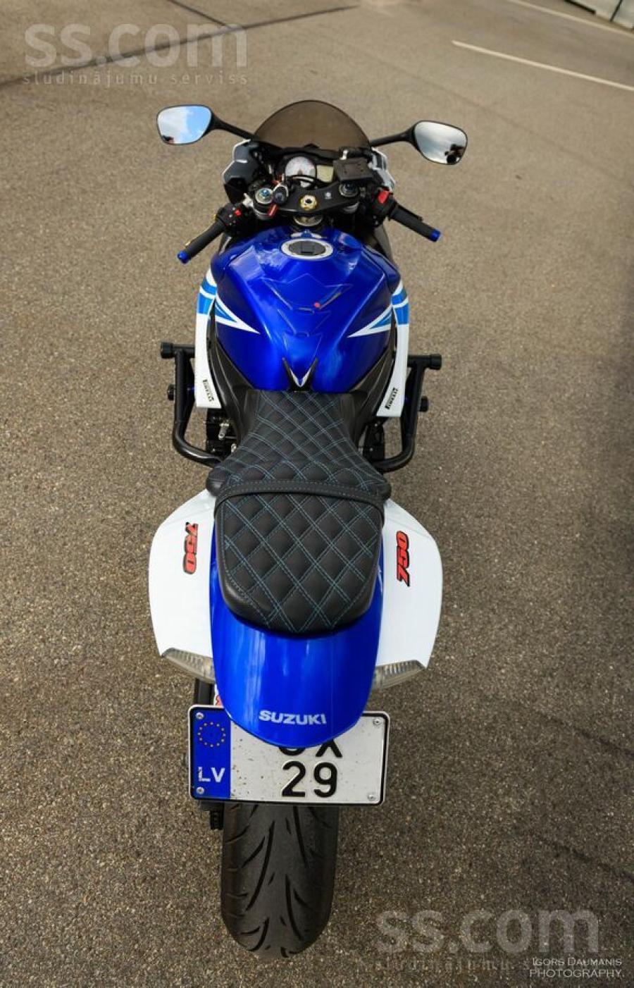 Suzuki Gsxr 2006 in Riga, with an engine capacity of 0.75 L and mileage of 0 thousand km for 5200 €, photo 6 on AUTOMOTO.COM.LV