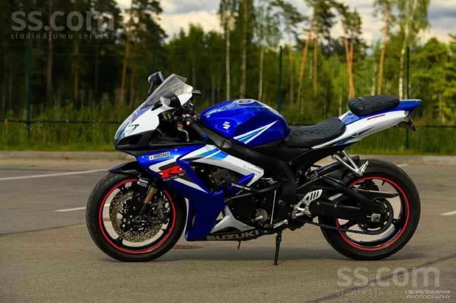 Suzuki Gsxr 2006 in Riga, with an engine capacity of 0.75 L and mileage of 0 thousand km for 5200 €, photo 7 on AUTOMOTO.COM.LV