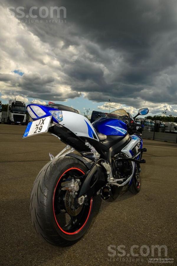 Сузуки Gsxr 2006 в Рига, объемом двигателя 0.75 л и пробегом 0 тыс. км за 5200 €, фото 7 на AUTOMOTO.COM.LV