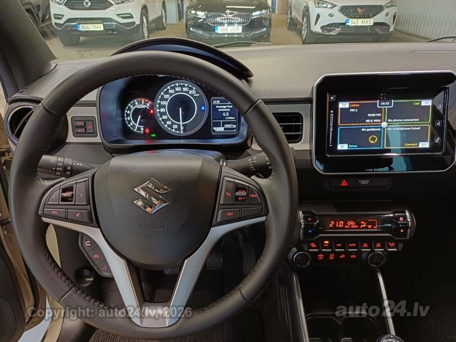 Smilšu krāsa Suzuki Ignis 2023 Tallina, ar dzinēja tilpumu 1.20 L un nobraukumu 50 tūkst. km par 14999 €, foto 12 vietnē AUTOMOTO.COM.LV