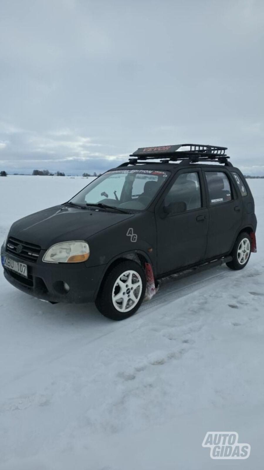Black Suzuki Ignis 2002 in Kaunas, with an engine capacity of 1.30 L and mileage of 196 thousand km for 1350 €, photo 8 on AUTOMOTO.COM.LV