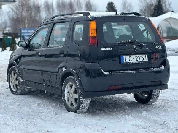 Melns Suzuki Ignis 2005 Jelgava, ar dzinēja tilpumu 1.20 L un nobraukumu 240 tūkst. km par 1300 €, foto 4 vietnē AUTOMOTO.COM.LV