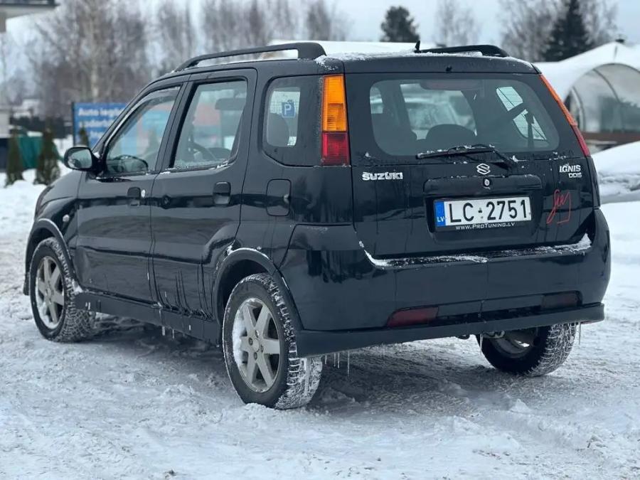 Black Suzuki Ignis 2005 in Jelgava, with an engine capacity of 1.20 L and mileage of 240 thousand km for 1300 €, photo 5 on AUTOMOTO.COM.LV