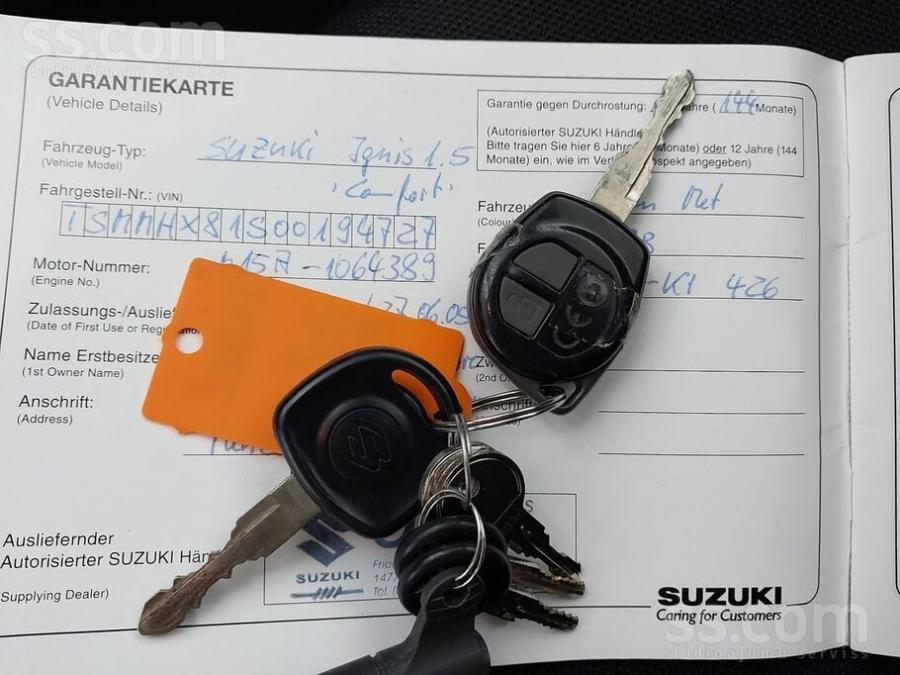 Zils Suzuki Ignis 2005 Limbaži, ar dzinēja tilpumu 1.50 L un nobraukumu 225 tūkst. km par 2950 €, foto 13 vietnē AUTOMOTO.COM.LV