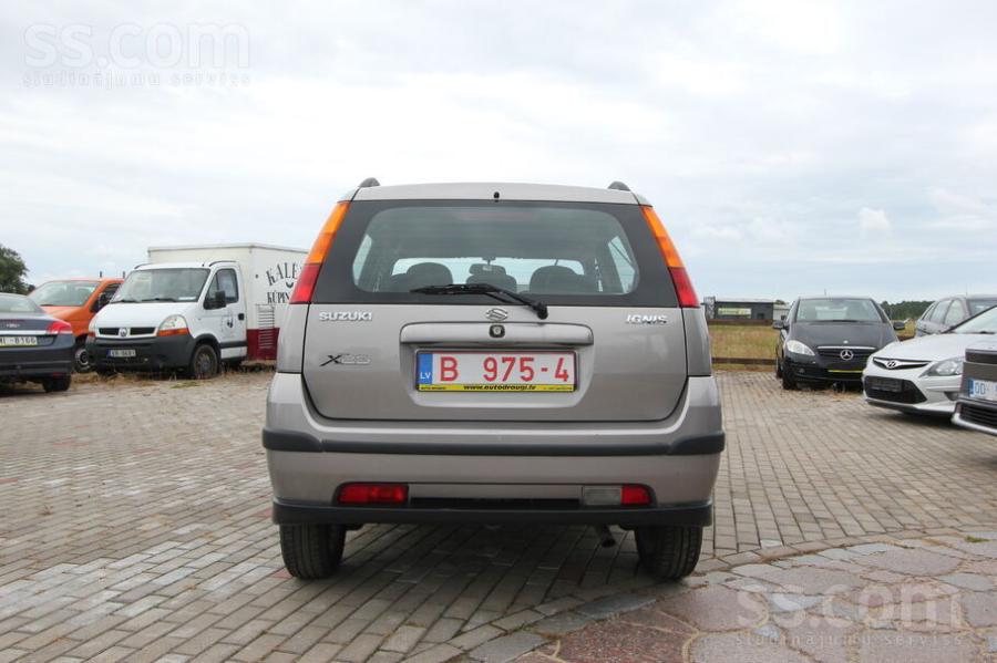 Grey Suzuki Ignis 2004 in Liepaja, with an engine capacity of 1.30 L and mileage of 117 thousand km for 2700 €, photo 5 on AUTOMOTO.COM.LV