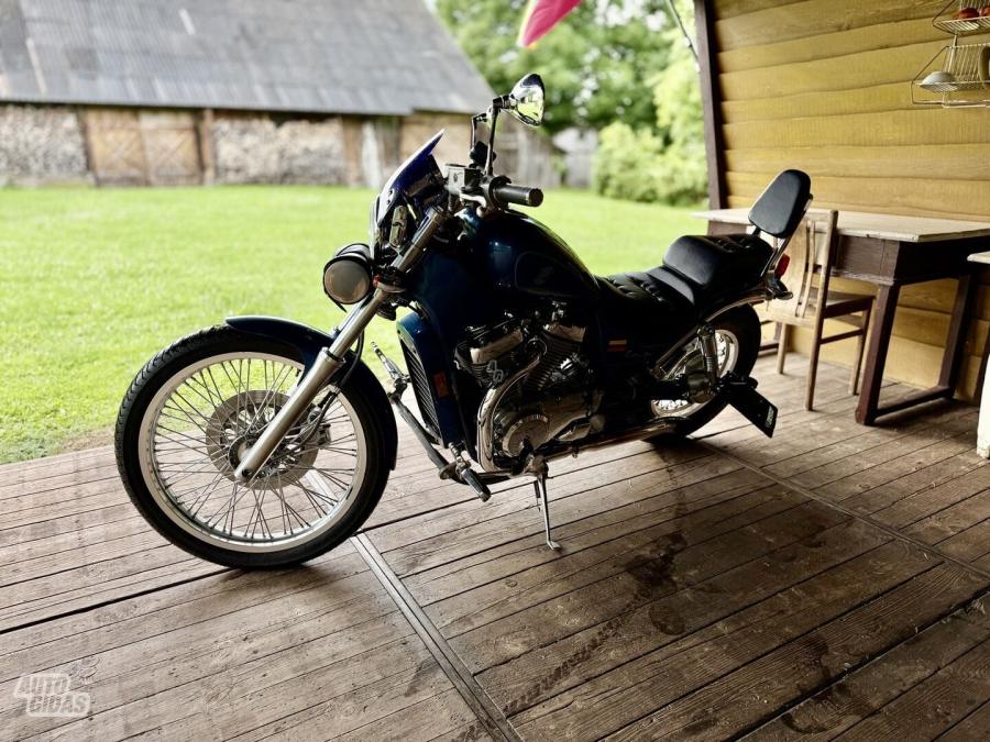Blue Suzuki Intruder 1991 in Vilnius, with an engine capacity of 0.75 L and mileage of 16 thousand km for 2150 €, photo 6 on AUTOMOTO.COM.LV