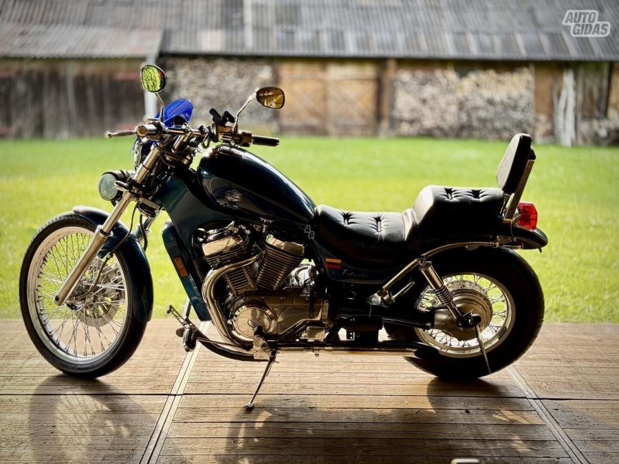 Blue Suzuki Intruder 1991 in Vilnius, with an engine capacity of 0.75 L and mileage of 16 thousand km for 2150 €, photo 7 on AUTOMOTO.COM.LV