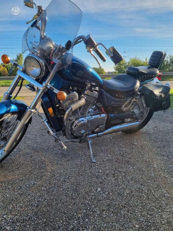 Suzuki Intruder 1992 in Siauliai on AUTOMOTO.COM.LV Blue Suzuki Intruder 1992 in Siauliai, with an engine capacity of 0.81 L and mileage of 45 thousand km for 3250 €, photo 7 on AUTOMOTO.COM.LV