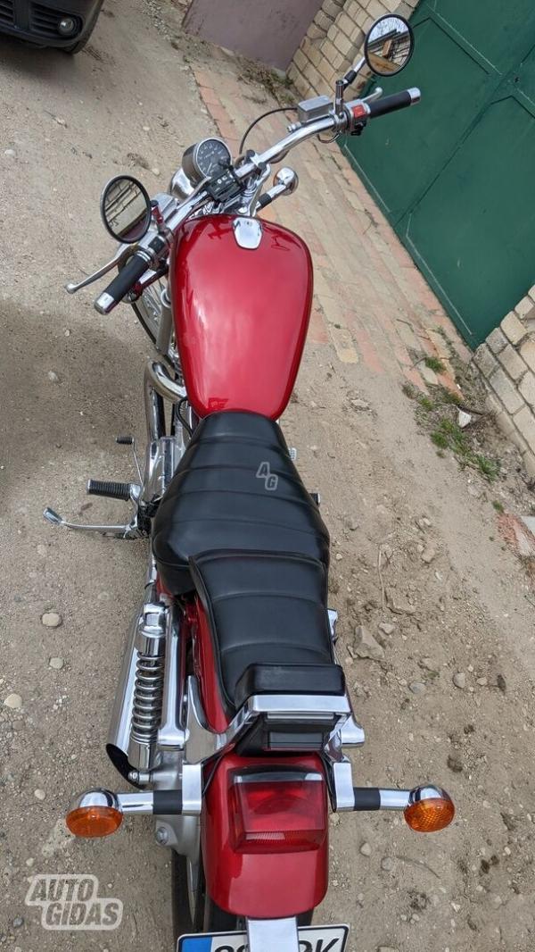 Red Suzuki Intruder 1993 in Vilnius, with an engine capacity of 0.81 L and mileage of 21 thousand km for 2600 €, photo 6 on AUTOMOTO.COM.LV