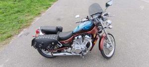 Red Suzuki Intruder 1995 in Kaunas, with an engine capacity of 0.81 L and mileage of 30 thousand km for 3250 €, photo 7 on AUTOMOTO.COM.LV