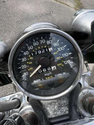 Red Suzuki Intruder 1996 in Pakruojis, with an engine capacity of 0.80 L and mileage of 19 thousand km for 3000 €, photo 18 on AUTOMOTO.COM.LV