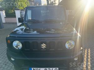 Black Suzuki Jimny 2024 in Riga, with an engine capacity of 1.50 L and mileage of 9 thousand km for 23500 €, photo  on AUTOMOTO.COM.LV