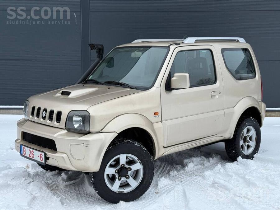 Brown Suzuki Jimny 2007 in Riga, with an engine capacity of 1.50 L and mileage of 156 thousand km for 3999 €, photo 1 on AUTOMOTO.COM.LV