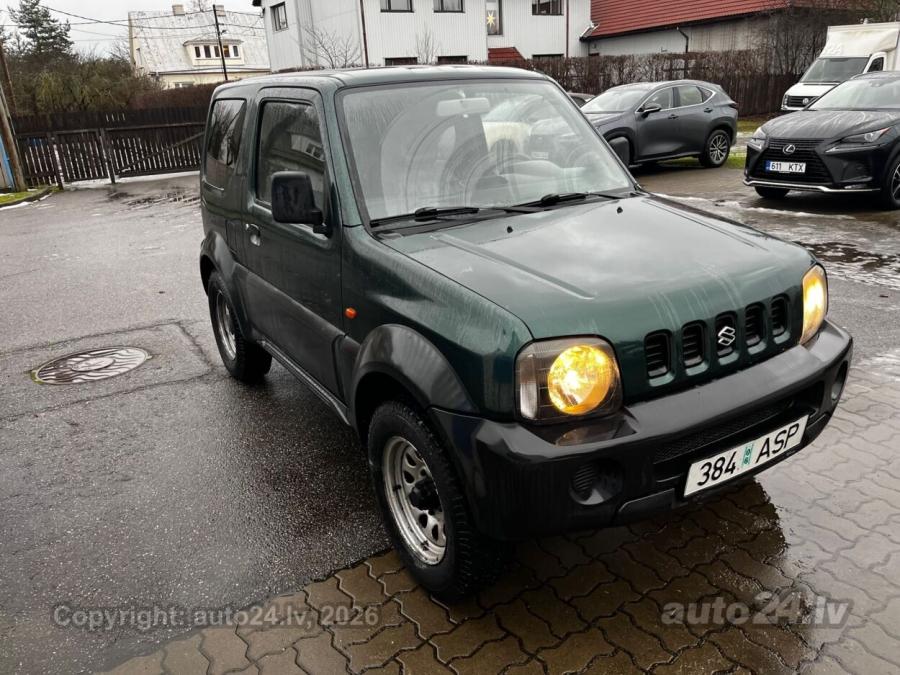 Zaļš Suzuki Jimny 2003 Tallina, ar dzinēja tilpumu 1.30 L un nobraukumu 89 tūkst. km par 6500 €, foto 1 vietnē AUTOMOTO.COM.LV