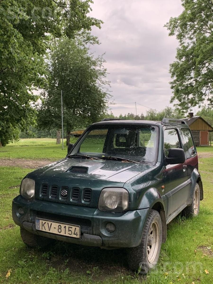 Green Suzuki Jimny 2004 in Kuldiga, with an engine capacity of 1.50 L and mileage of 346 thousand km for 1800 €, photo 3 on AUTOMOTO.COM.LV