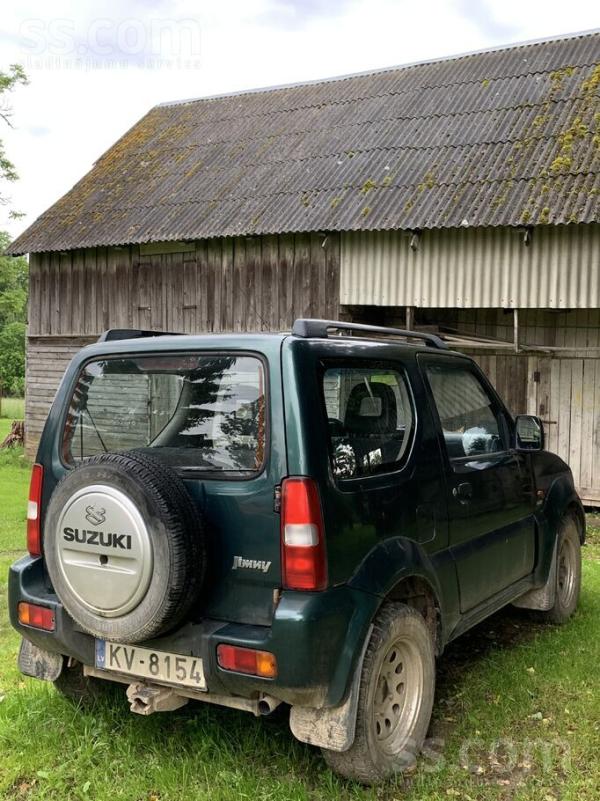Green Suzuki Jimny 2004 in Kuldiga, with an engine capacity of 1.50 L and mileage of 346 thousand km for 1800 €, photo 3 on AUTOMOTO.COM.LV