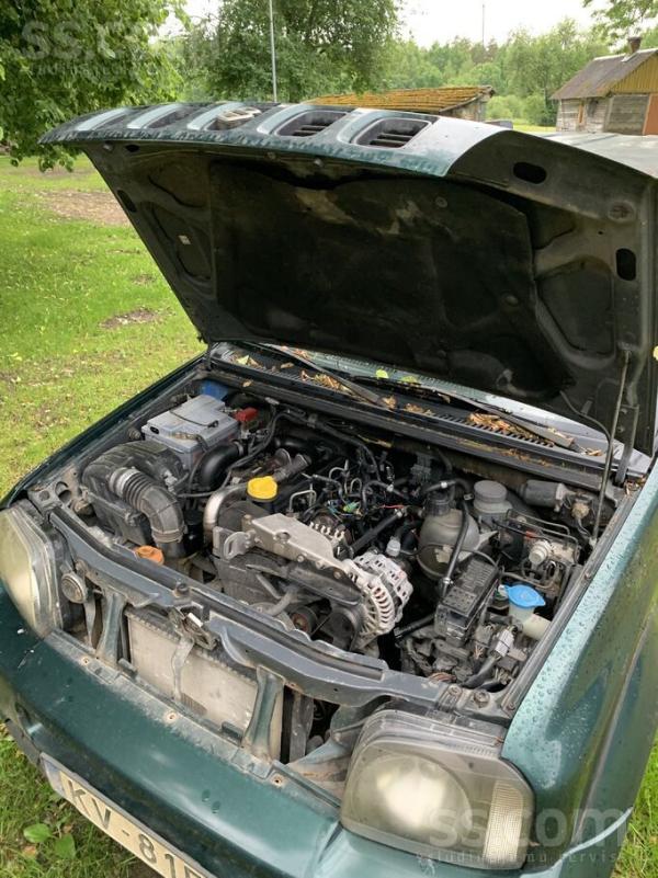 Green Suzuki Jimny 2004 in Kuldiga, with an engine capacity of 1.50 L and mileage of 346 thousand km for 1800 €, photo 8 on AUTOMOTO.COM.LV