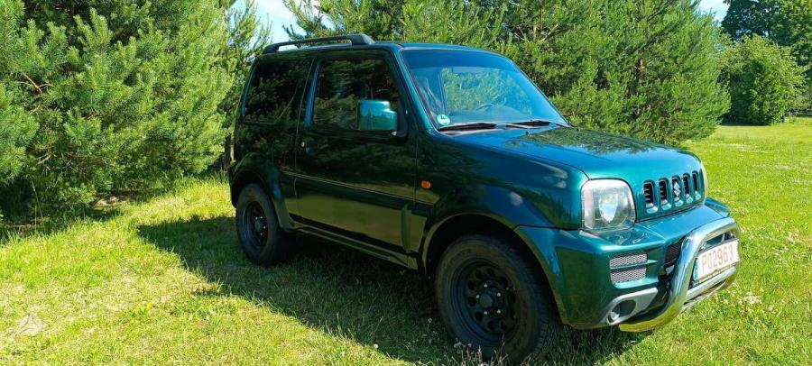 Zaļš Suzuki Jimny 2006 Rokiškis, ar dzinēja tilpumu 1.30 L un nobraukumu 113 tūkst. km par 3100 €, foto 7 vietnē AUTOMOTO.COM.LV