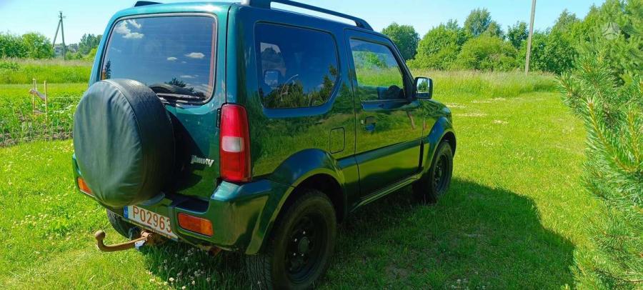 Zaļš Suzuki Jimny 2006 Rokiškis, ar dzinēja tilpumu 1.30 L un nobraukumu 113 tūkst. km par 3100 €, foto 10 vietnē AUTOMOTO.COM.LV