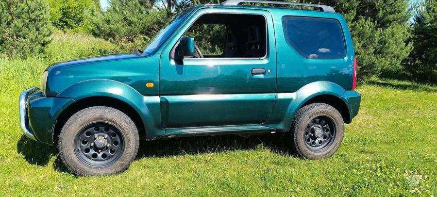 Zaļš Suzuki Jimny 2006 Rokiškis, ar dzinēja tilpumu 1.30 L un nobraukumu 113 tūkst. km par 3100 €, foto 13 vietnē AUTOMOTO.COM.LV