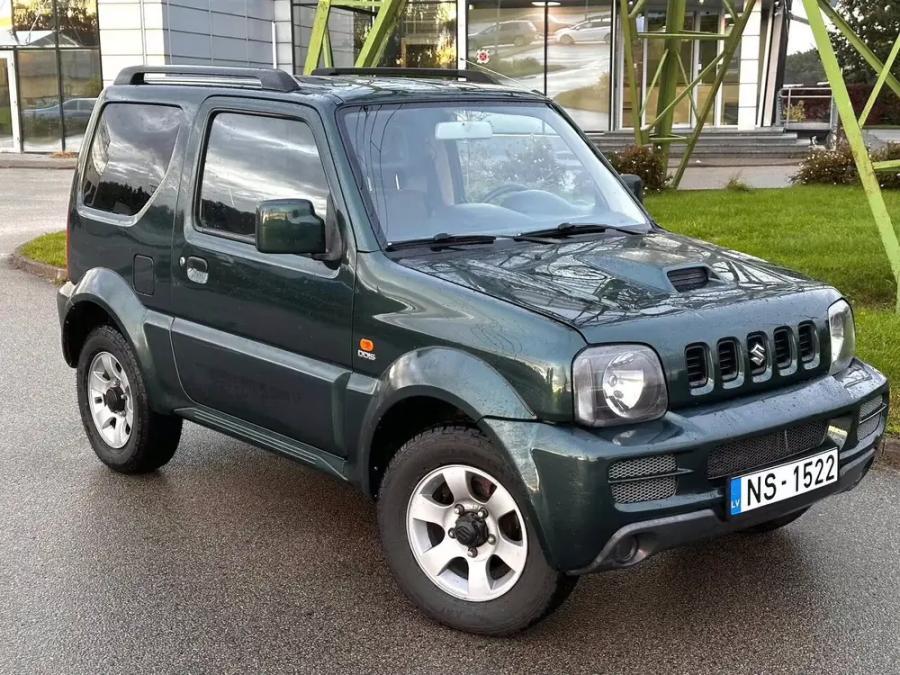 Zaļš Suzuki Jimny 2007 Rīga, ar dzinēja tilpumu 1.50 L un nobraukumu 168 tūkst. km par 5490 €, foto 6 vietnē AUTOMOTO.COM.LV