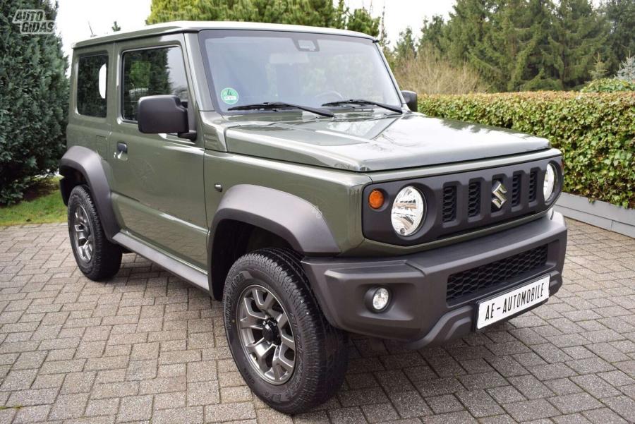 Zaļš Suzuki Jimny 2021 Kauņa, ar dzinēja tilpumu 1.50 L un nobraukumu 40 tūkst. km par 29095 €, foto 1 vietnē AUTOMOTO.COM.LV