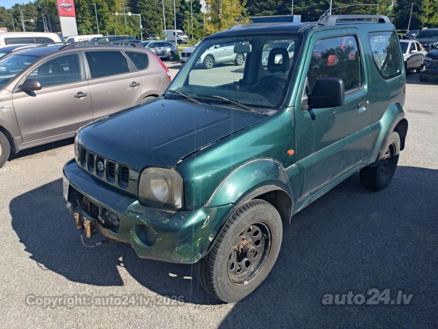 Зеленый Сузуки Джимни 2003 в Таллин, объемом двигателя 1.30 л и пробегом 190 тыс. км за 2000 €, фото 1 на AUTOMOTO.COM.LV
