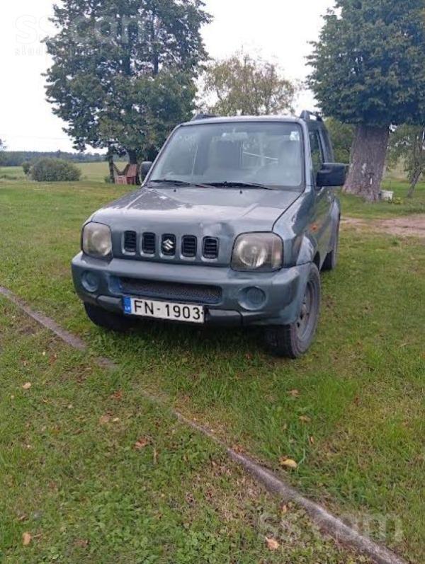 Grey Suzuki Jimny 2005 in Liepaja, with an engine capacity of 1.40 L and mileage of 188 thousand km for 2650 €, photo 3 on AUTOMOTO.COM.LV