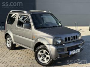 Grey Suzuki Jimny 2006 in Riga, with an engine capacity of 1.30 L and mileage of 146 thousand km for 9400 €, photo 1 on AUTOMOTO.COM.LV