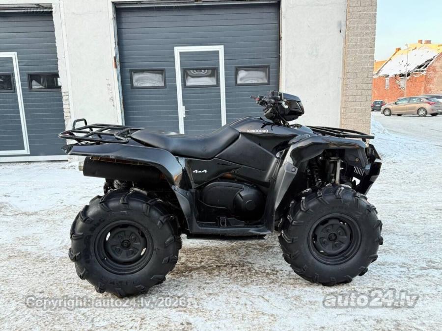 Black Suzuki King Quad 2007 in Tallinn, with an engine capacity of 0.70 L and mileage of 5 thousand km for 5100 €, photo 8 on AUTOMOTO.COM.LV