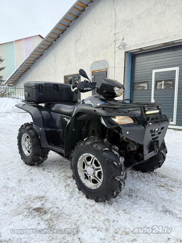Black Suzuki King Quad 2008 in Valga, with an engine capacity of 0.70 L and mileage of 0 thousand km for 4800 €, photo 2 on AUTOMOTO.COM.LV