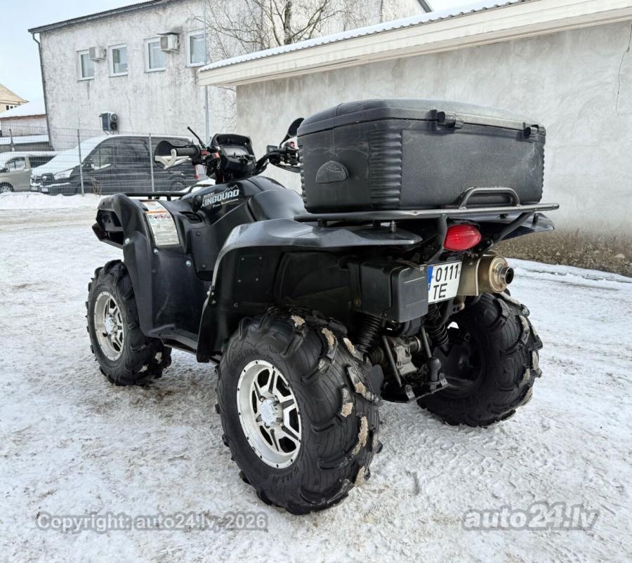 Черный Сузуки King Quad 2008 в Валга, объемом двигателя 0.70 л и пробегом 0 тыс. км за 4800 €, фото 9 на AUTOMOTO.COM.LV