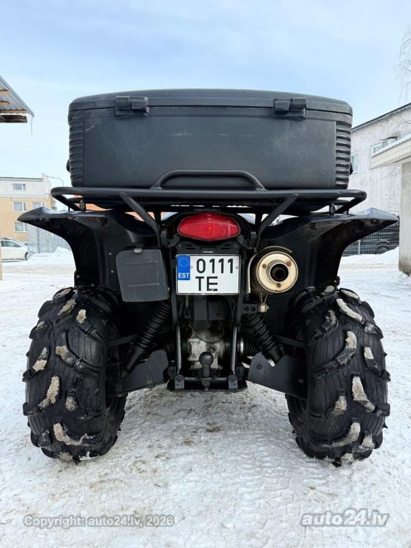 Black Suzuki King Quad 2008 in Valga, with an engine capacity of 0.70 L and mileage of 0 thousand km for 4800 €, photo 10 on AUTOMOTO.COM.LV