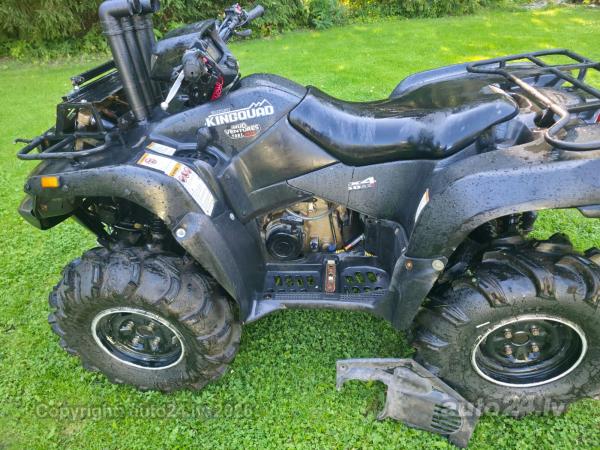 Black Suzuki King Quad 2008 in Parnu, with an engine capacity of 0.00 L and mileage of 8 thousand km for 3700 €, photo 4 on AUTOMOTO.COM.LV