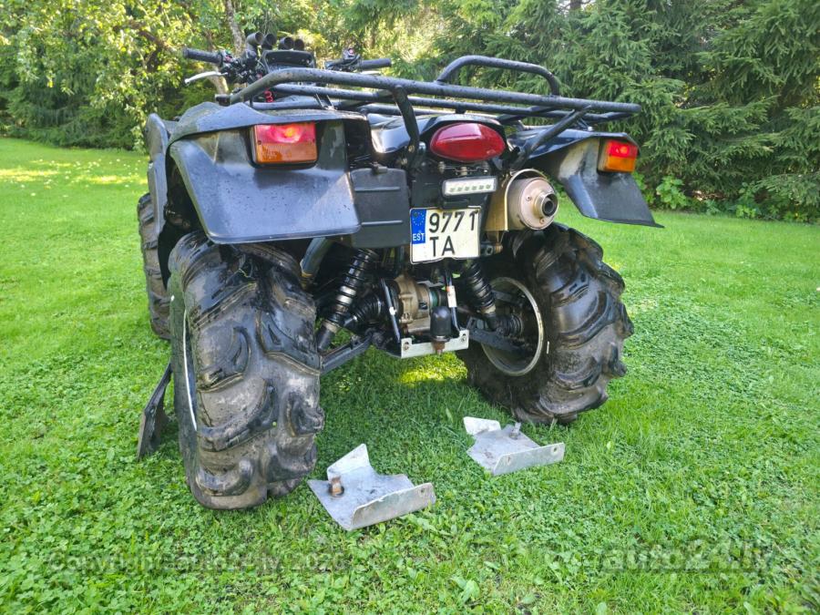 Black Suzuki King Quad 2008 in Parnu, with an engine capacity of 0.00 L and mileage of 8 thousand km for 3700 €, photo 6 on AUTOMOTO.COM.LV