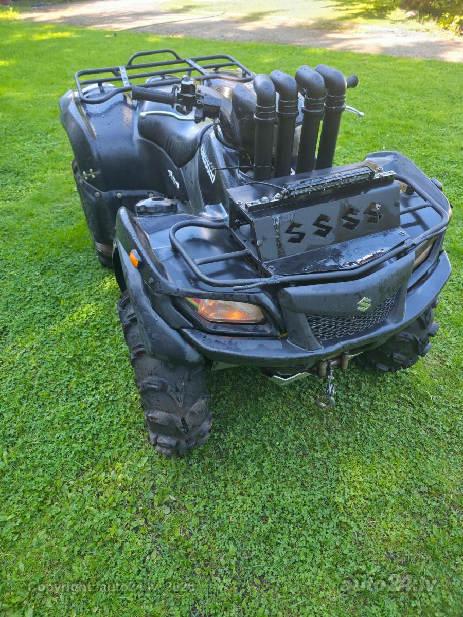 Black Suzuki King Quad 2008 in Parnu, with an engine capacity of 0.00 L and mileage of 8 thousand km for 3700 €, photo 7 on AUTOMOTO.COM.LV
