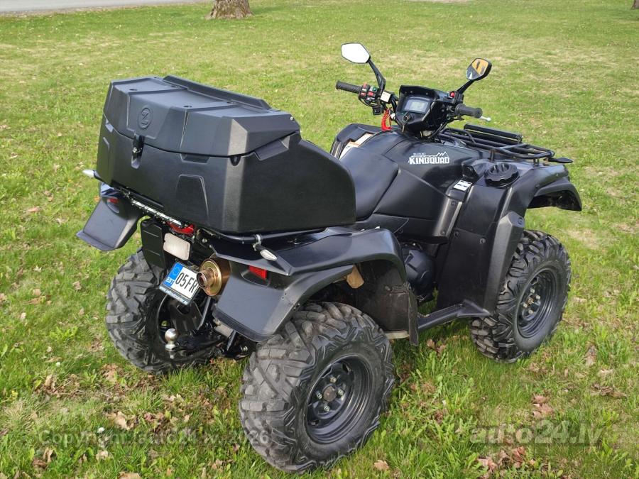 Черный Сузуки King Quad 2016 в Вильянди, объемом двигателя 0.75 л и пробегом 8 тыс. км за 7999 €, фото 6 на AUTOMOTO.COM.LV