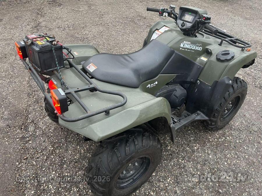 Zaļš Suzuki King Quad 2007 Paide, ar dzinēja tilpumu 0.70 L un nobraukumu 2 tūkst. km par 4800 €, foto 4 vietnē AUTOMOTO.COM.LV