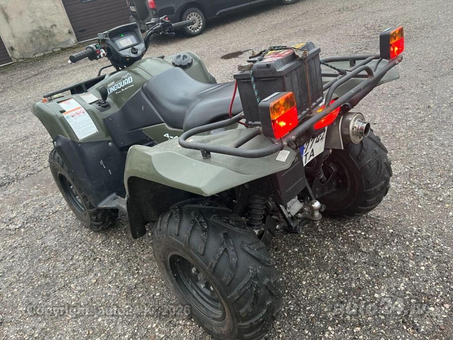 Zaļš Suzuki King Quad 2007 Paide, ar dzinēja tilpumu 0.70 L un nobraukumu 2 tūkst. km par 4800 €, foto 5 vietnē AUTOMOTO.COM.LV