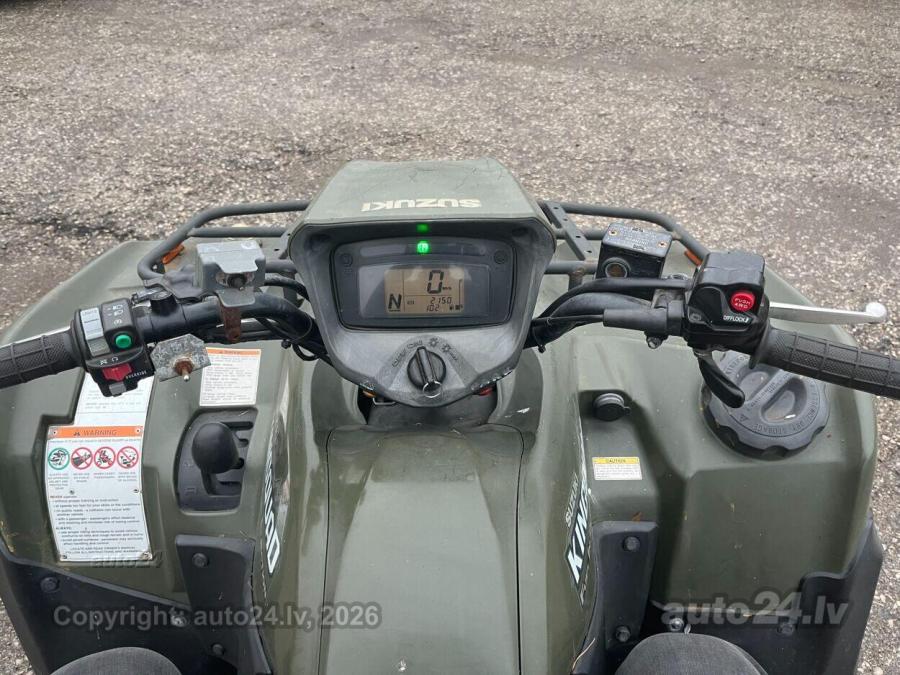 Zaļš Suzuki King Quad 2007 Paide, ar dzinēja tilpumu 0.70 L un nobraukumu 2 tūkst. km par 4800 €, foto 6 vietnē AUTOMOTO.COM.LV
