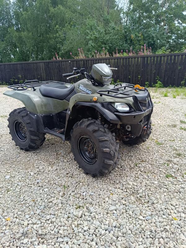 Green Suzuki King Quad 2007 in Viljandi, with an engine capacity of 0.70 L and mileage of 6 thousand km for 3800 €, photo 2 on AUTOMOTO.COM.LV