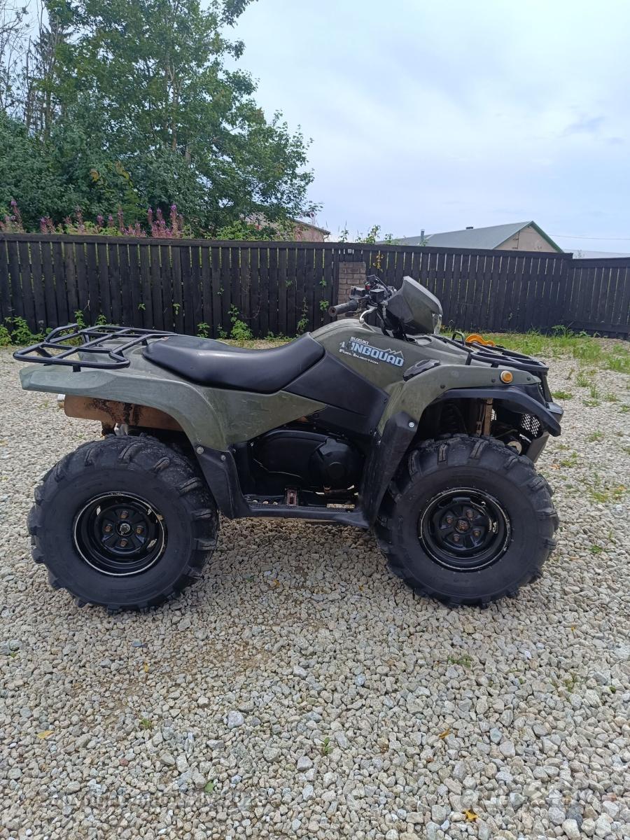 Green Suzuki King Quad 2007 in Viljandi, with an engine capacity of 0.70 L and mileage of 6 thousand km for 3800 €, photo 5 on AUTOMOTO.COM.LV