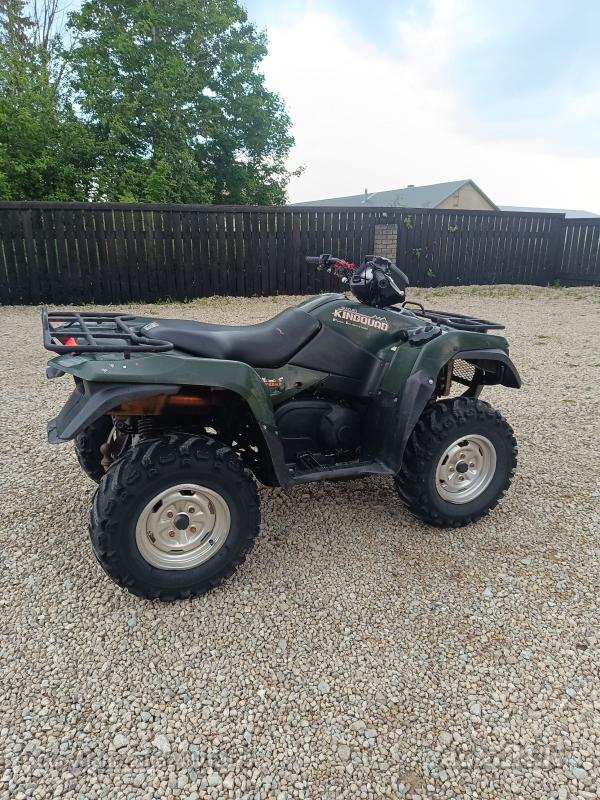 Green Suzuki King Quad 2008 in Viljandi, with an engine capacity of 0.70 L and mileage of 3 thousand km for 3200 €, photo 4 on AUTOMOTO.COM.LV
