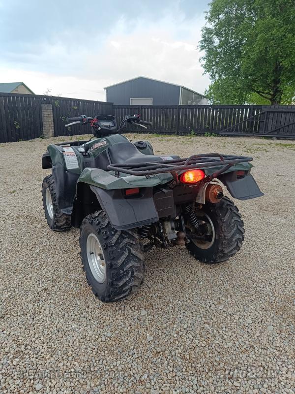 Green Suzuki King Quad 2008 in Viljandi, with an engine capacity of 0.70 L and mileage of 3 thousand km for 3200 €, photo 5 on AUTOMOTO.COM.LV