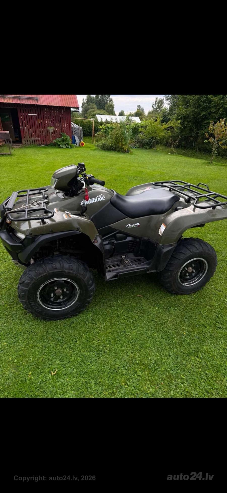 Suzuki King Quad 2013 in Tallinn, with an engine capacity of 0.00 L and mileage of 4 thousand km for 5800 €, photo 4 on AUTOMOTO.COM.LV
