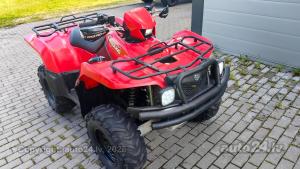 Red Suzuki King Quad 2005 in Tallinn, with an engine capacity of 0.70 L and mileage of 4 thousand km for 2900 €, photo 4 on AUTOMOTO.COM.LV