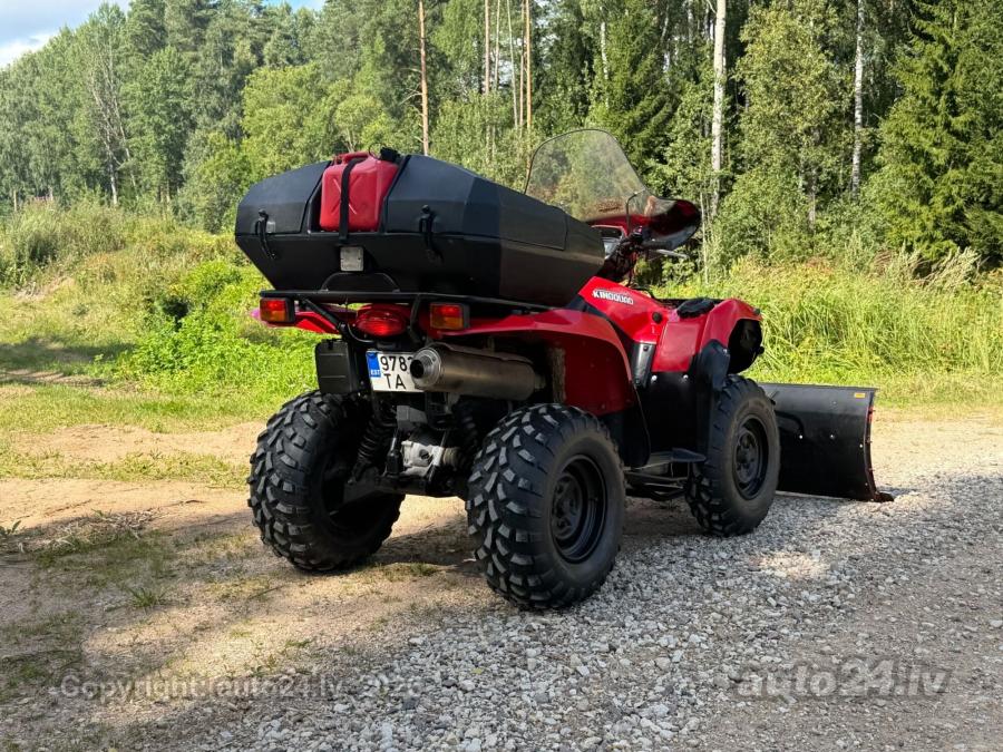 Red Suzuki King Quad 2008 in Tallinn, with an engine capacity of 0.72 L and mileage of 4 thousand km for 6900 €, photo 4 on AUTOMOTO.COM.LV