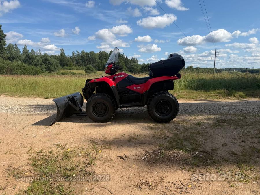 Red Suzuki King Quad 2008 in Tallinn, with an engine capacity of 0.72 L and mileage of 4 thousand km for 6900 €, photo 7 on AUTOMOTO.COM.LV