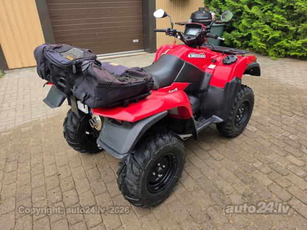 Красный Сузуки King Quad 2010 в Таллин, объемом двигателя 0.75 л и пробегом 2 тыс. км за 6200 €, фото 3 на AUTOMOTO.COM.LV
