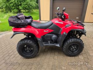 Red Suzuki King Quad 2010 in Tallinn, with an engine capacity of 0.75 L and mileage of 2 thousand km for 6200 €, photo 4 on AUTOMOTO.COM.LV